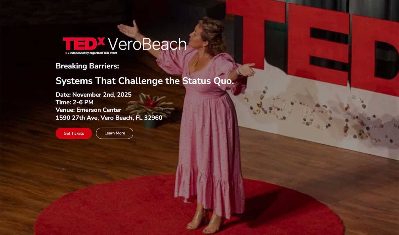 Save the Date: TEDx Vero Beach - TEDˣ VeroBeach